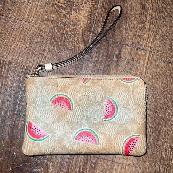 Coach | Bags | Coach Watermelon Wallet | Poshmark